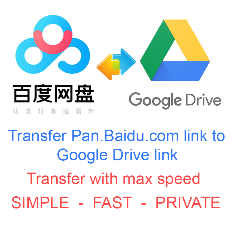 Transfer Pan baidu Link To Google Drive Link Service Download Link VIP Pan Baidu China